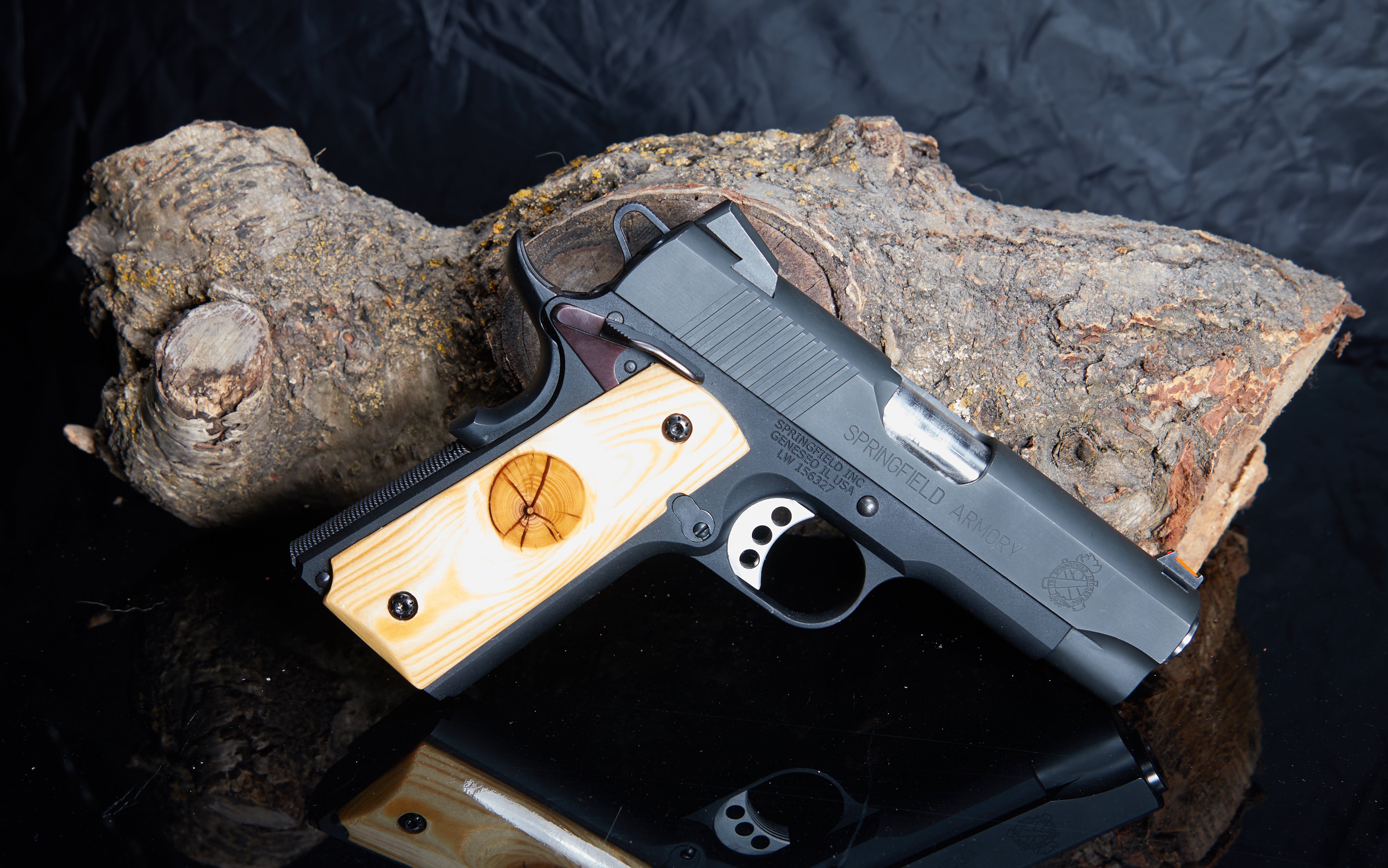 1911 Full-Size Grips – Stabilized Knotty Pine with Lacquer Finish ...
